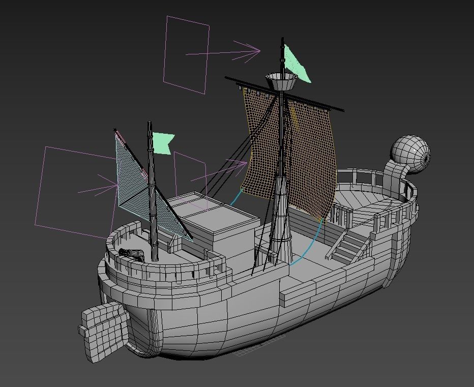 3D model One piece Ship VR / AR / low-poly | CGTrader