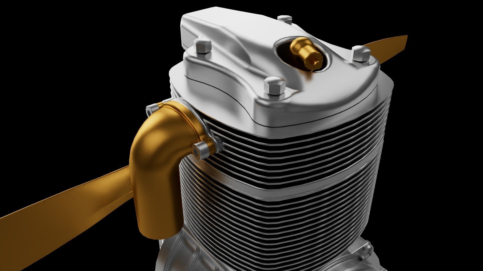 Airplane engine 3D model 3D printable | CGTrader
