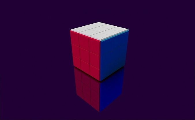 3D model Low Poly Rubiks Cube VR / AR / low-poly | CGTrader