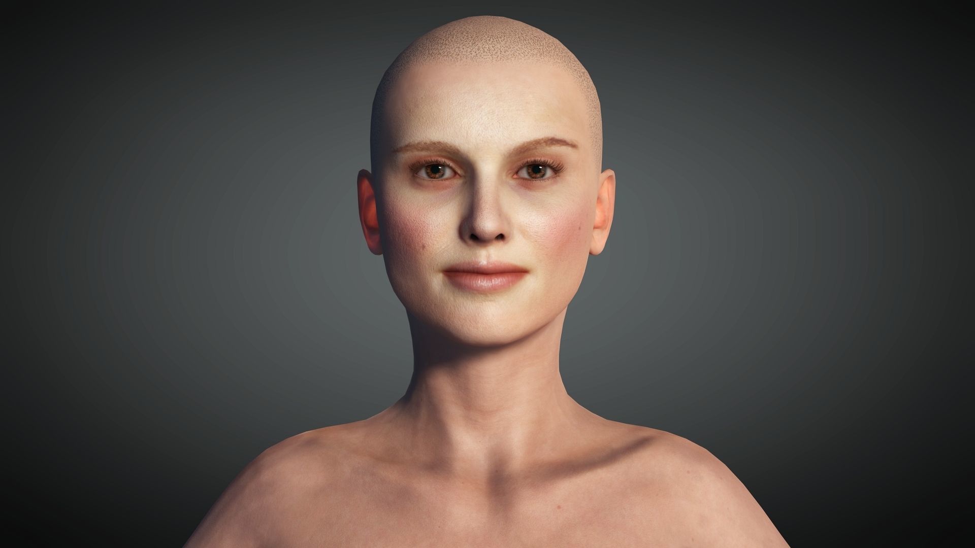 3D model Natalie Portman Rigged animated 2500 Free animations tutorial ...