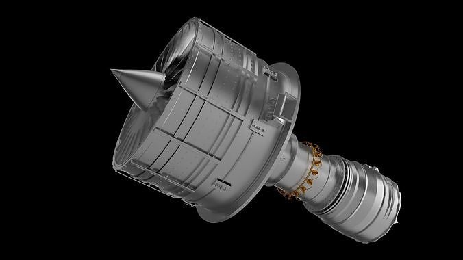 Jet Engine 3D model 3D printable | CGTrader