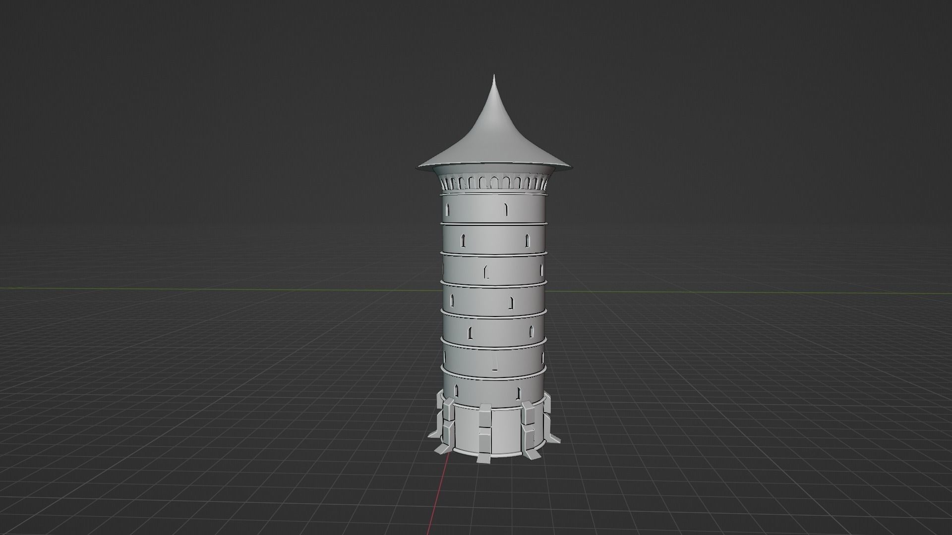 3D model Modular Castle Towers VR / AR / low-poly | CGTrader