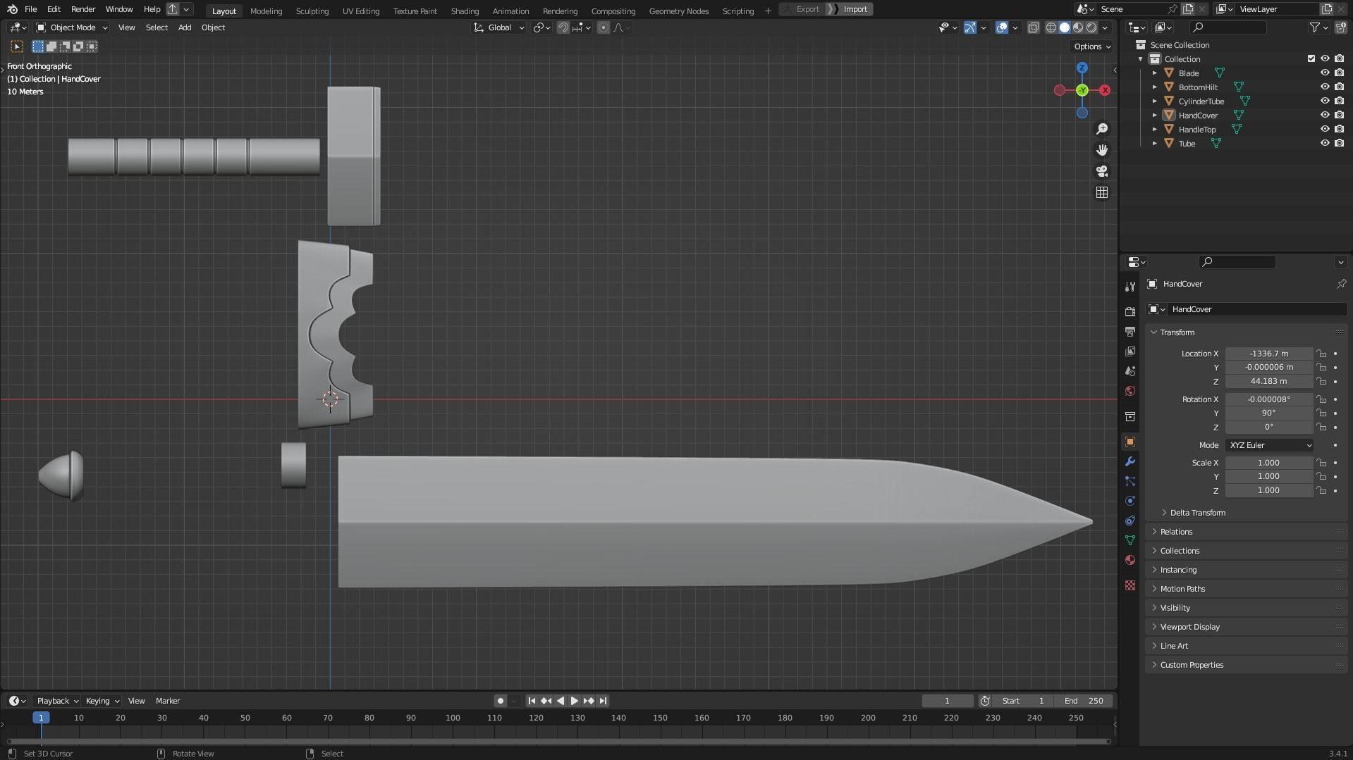 Goblin Slayer Sword for Cosplay 3D model 3D printable | CGTrader