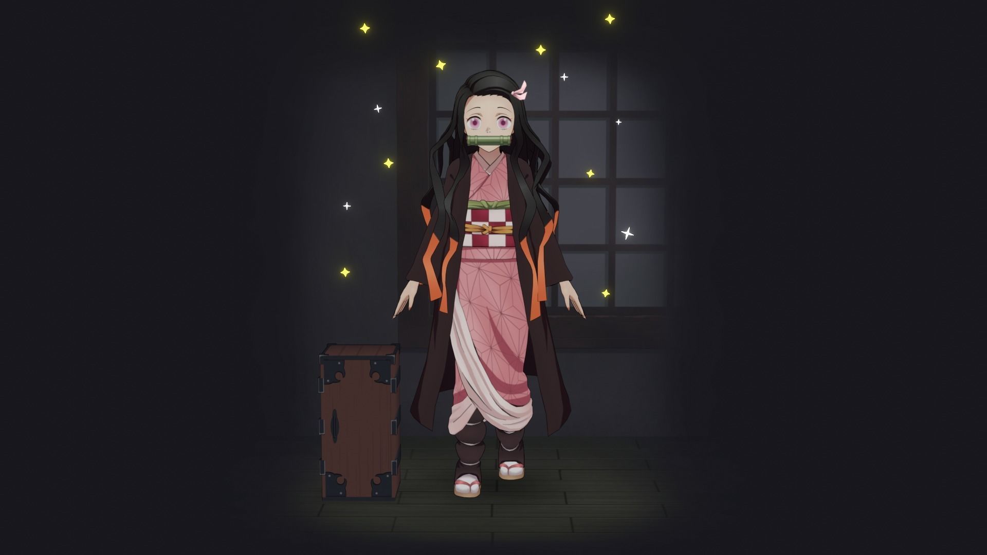 3D model VRChat Avatar - Nezuko - Demon Slayer VR / AR / low-poly ...