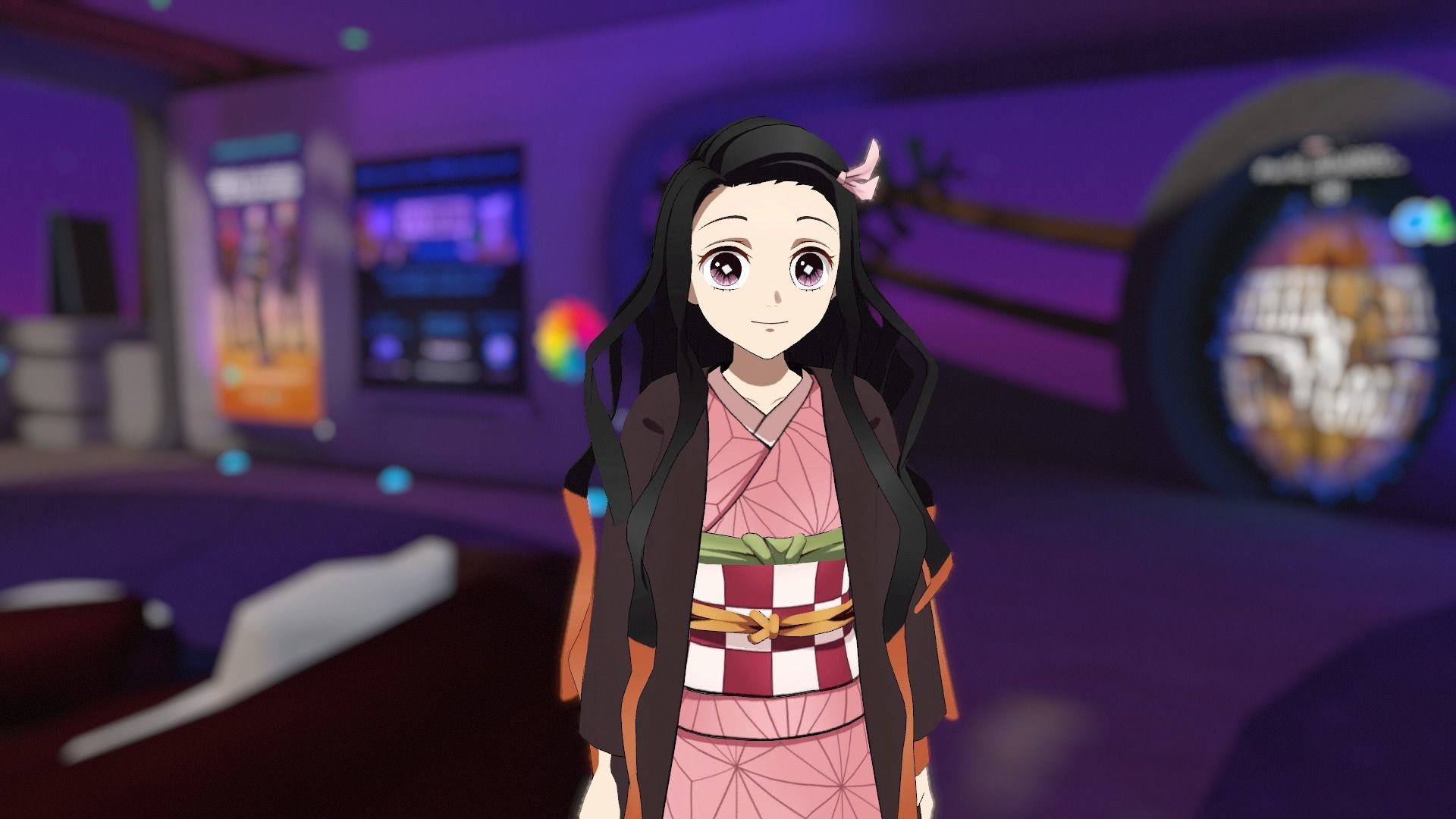 3D model VRChat Avatar - Nezuko - Demon Slayer VR / AR / low-poly ...