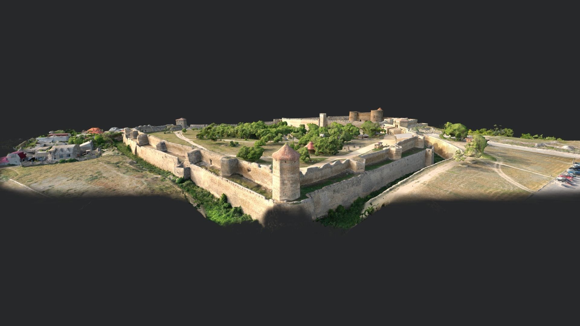 3D model - Akkerman fortress - Ukraine - usdz gltf obj 3D model | CGTrader