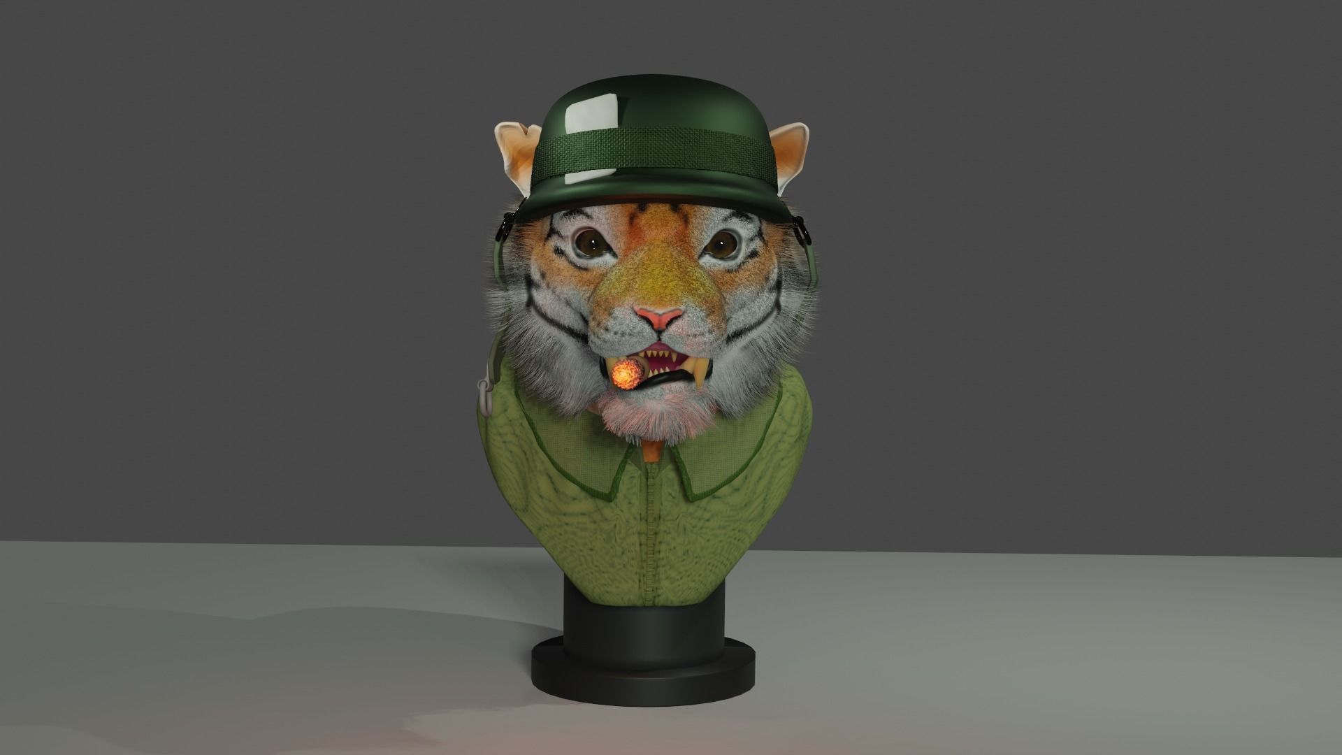 Commander Tiger 3D model | CGTrader