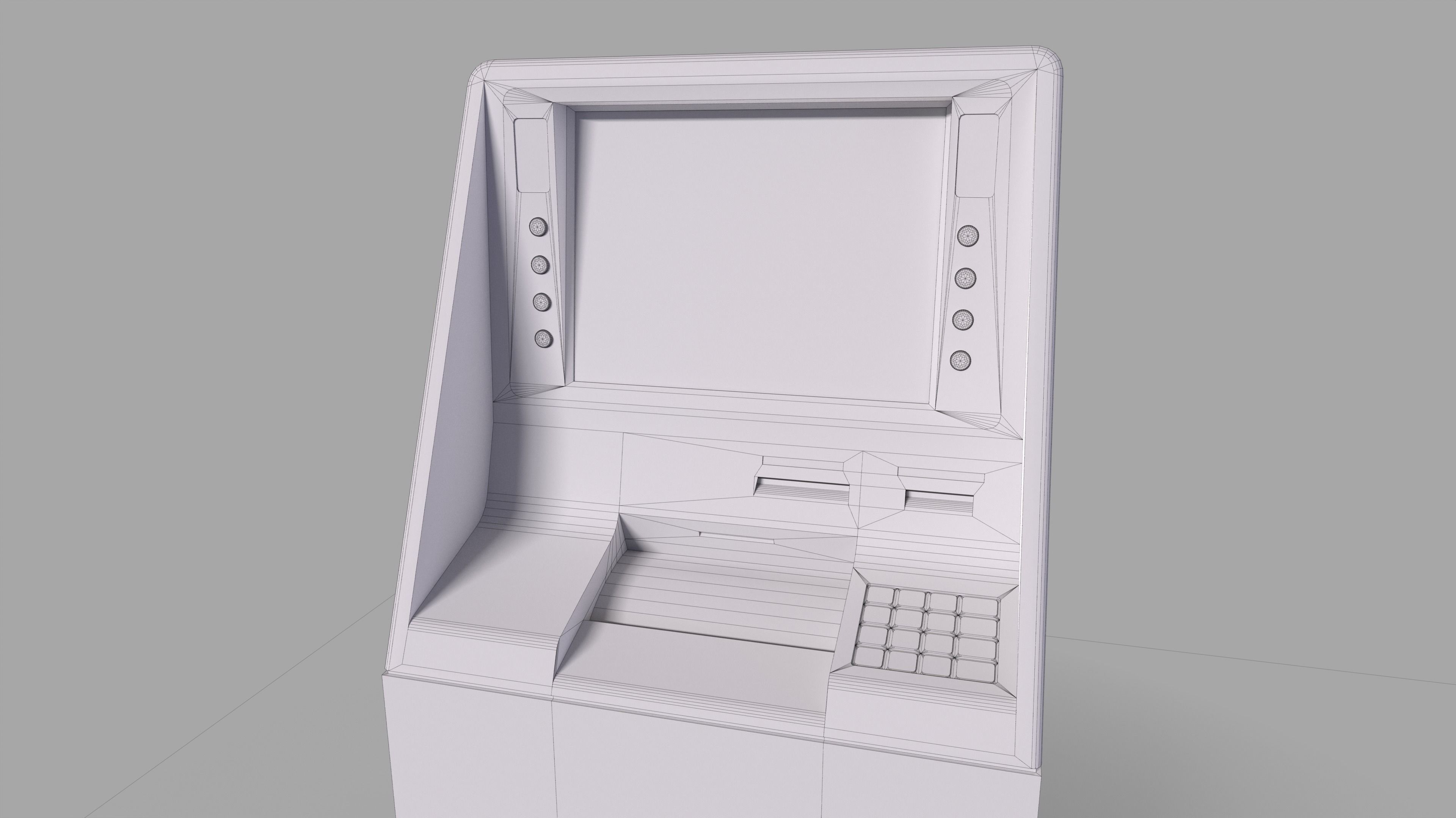 3D model Cash Deposit Machine CDM VR / AR / low-poly | CGTrader