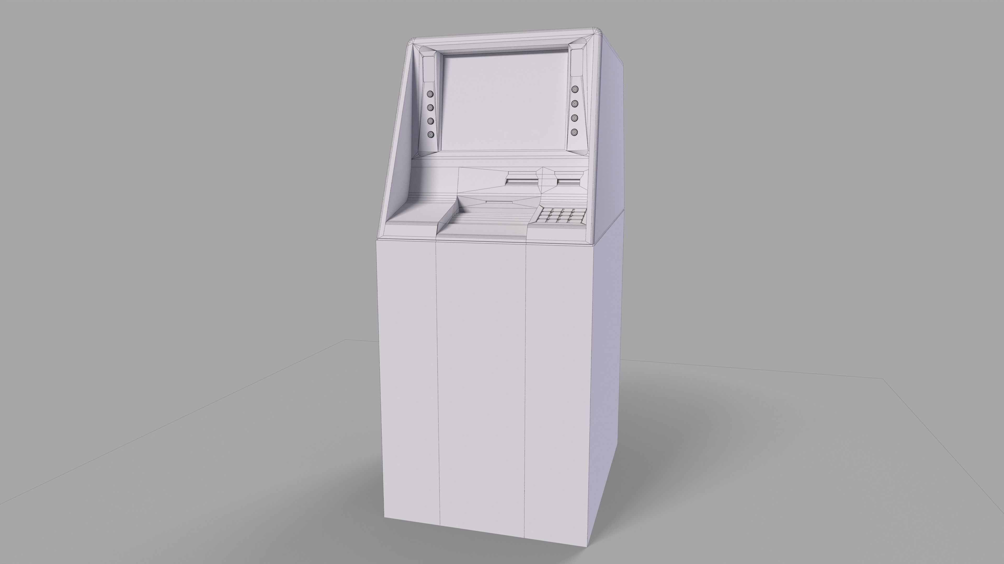 3D model Cash Deposit Machine CDM VR / AR / low-poly | CGTrader