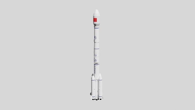Long March 3B LaunchVechale---Blend-FBX 3D model | CGTrader