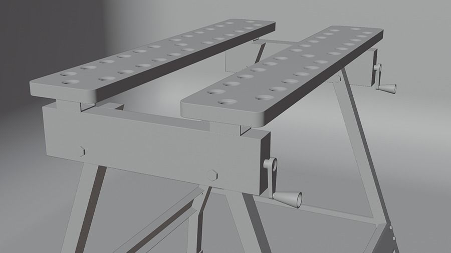 Portable Workbench 3D model | CGTrader
