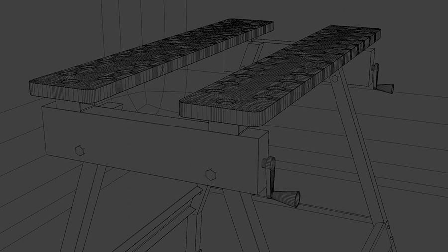 Portable Workbench 3D model | CGTrader