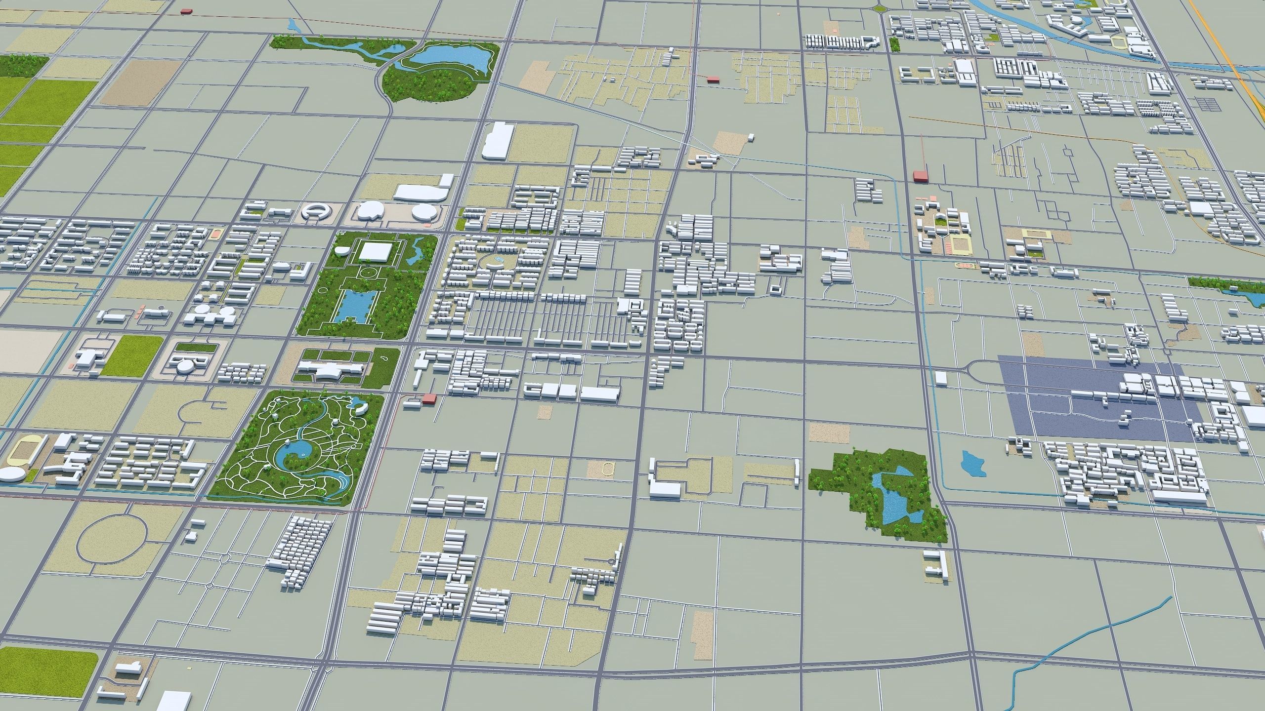 Anyang Henan China 40km free VR / AR / low-poly 3D model | CGTrader