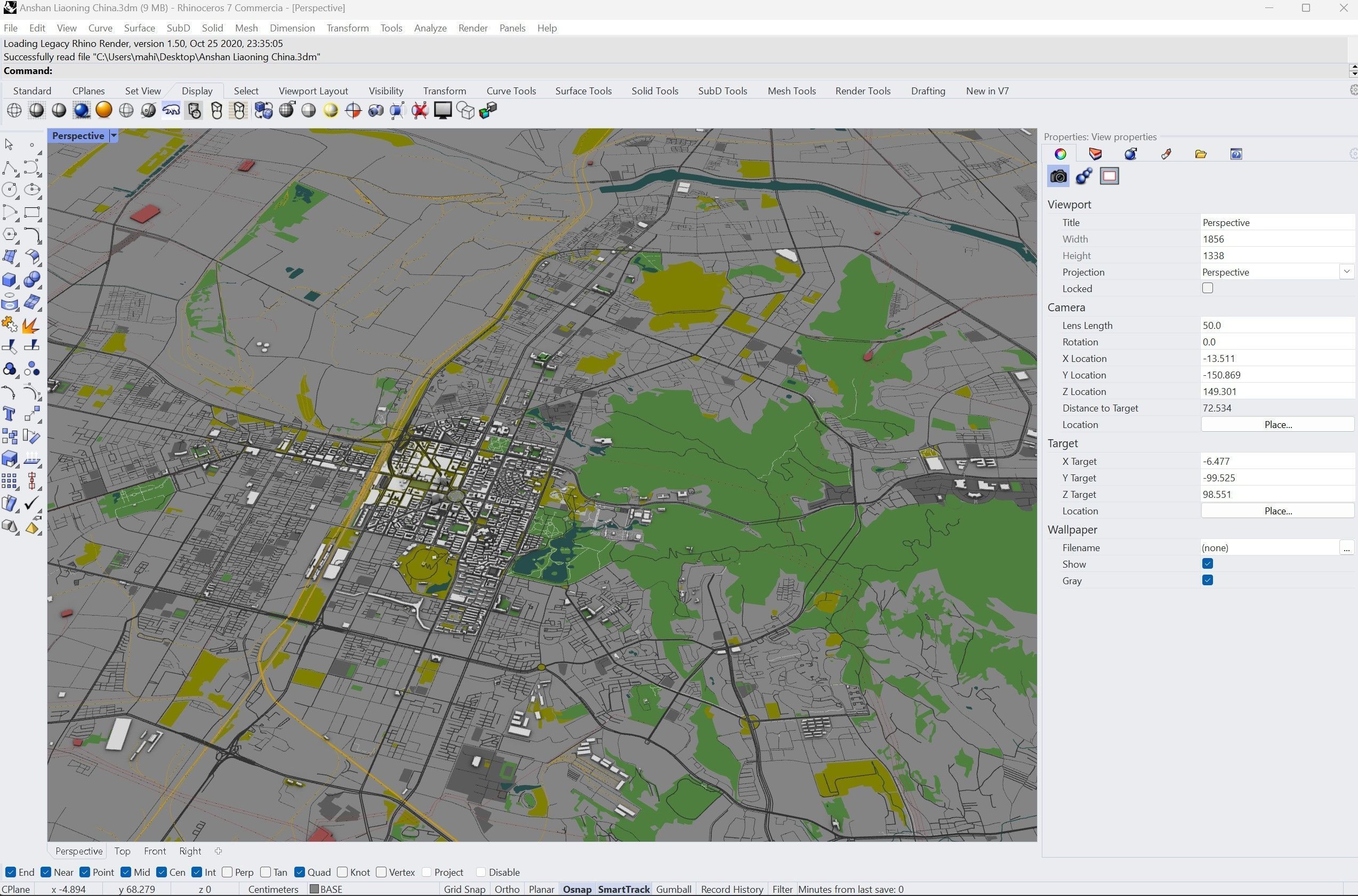 3D model Anshan Liaoning China 30km VR / AR / low-poly | CGTrader
