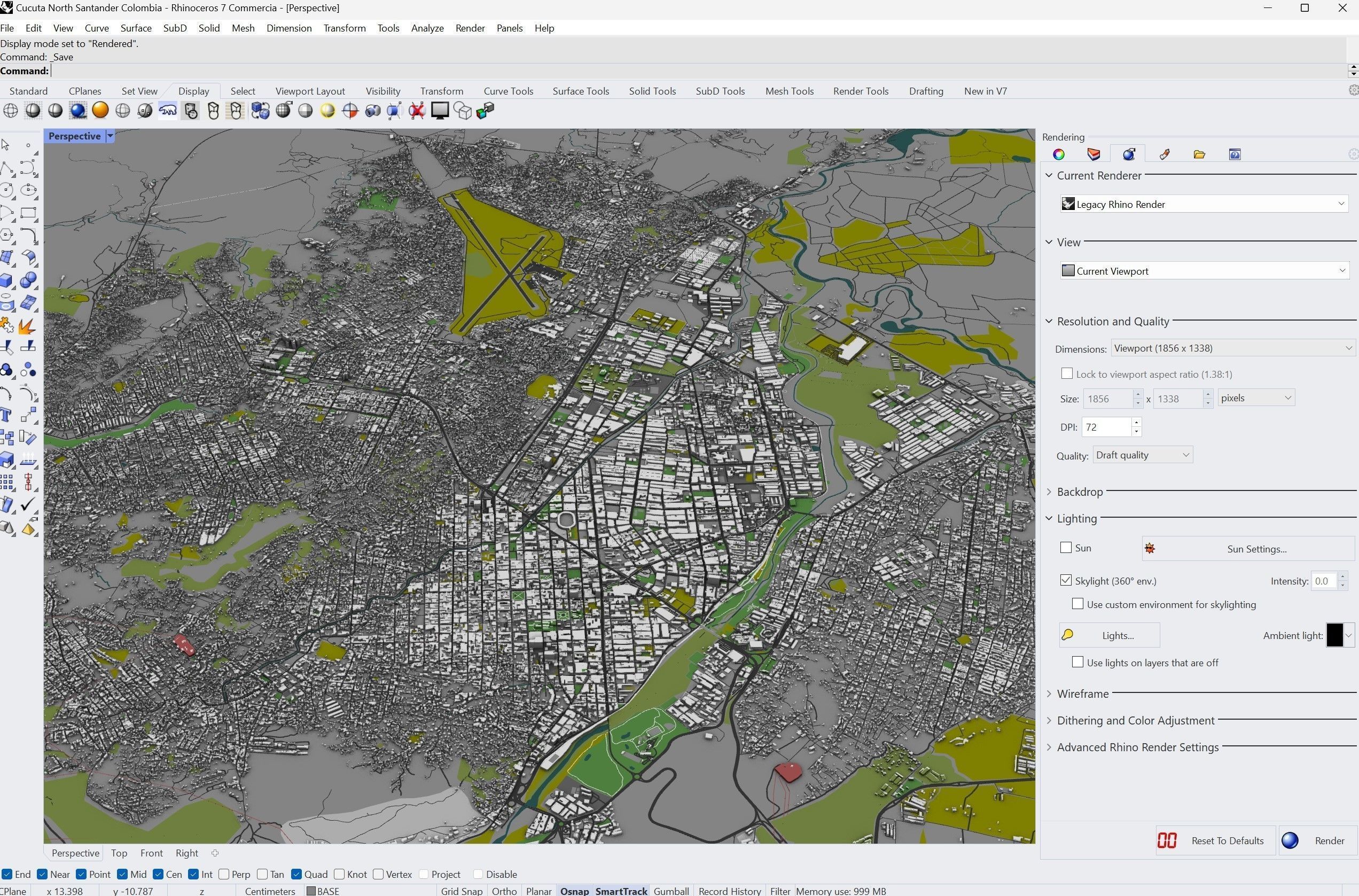 3D model Cucuta North Santander Colombia 20km VR / AR / low-poly | CGTrader