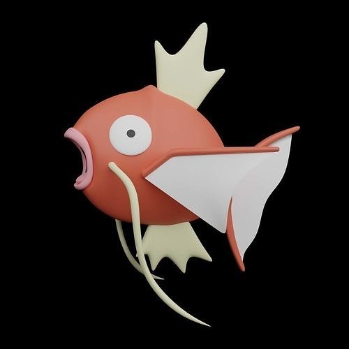 pokemon magikarp 3D model | CGTrader