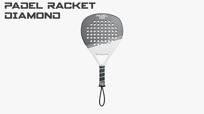 Padel Racket - Diamond 3D model | CGTrader