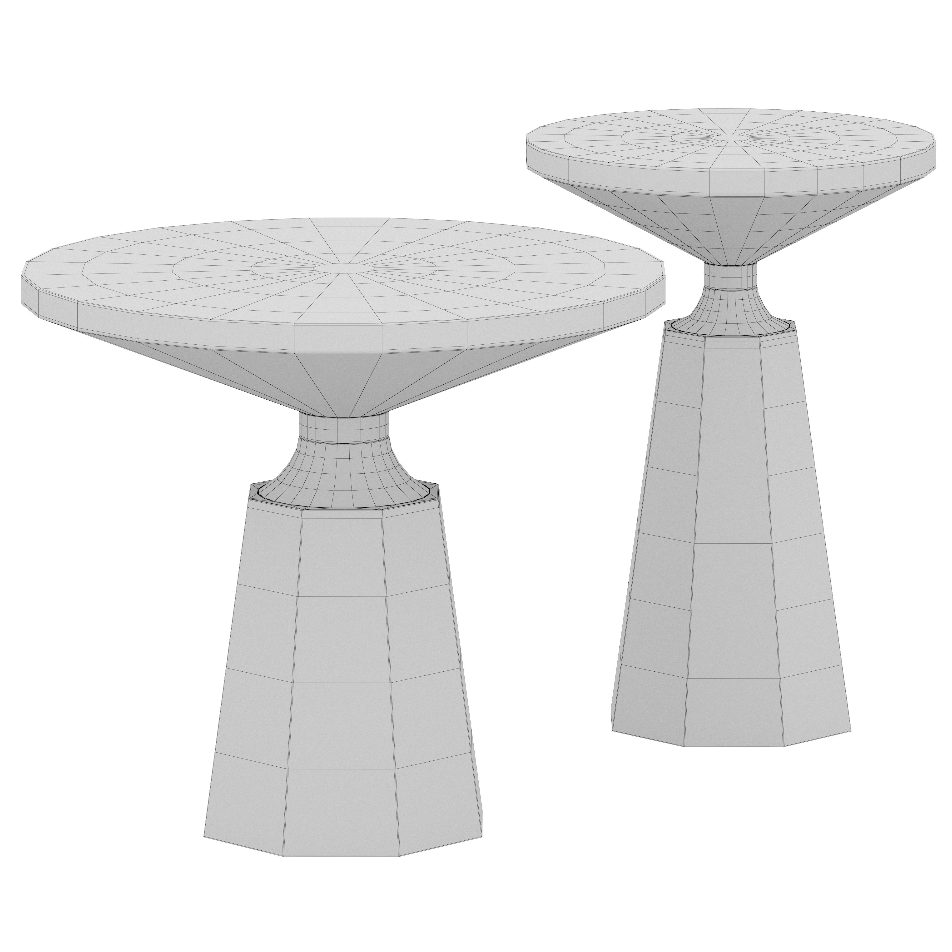 THE NICOLE II OCCASIONAL TABLE 3D model | CGTrader