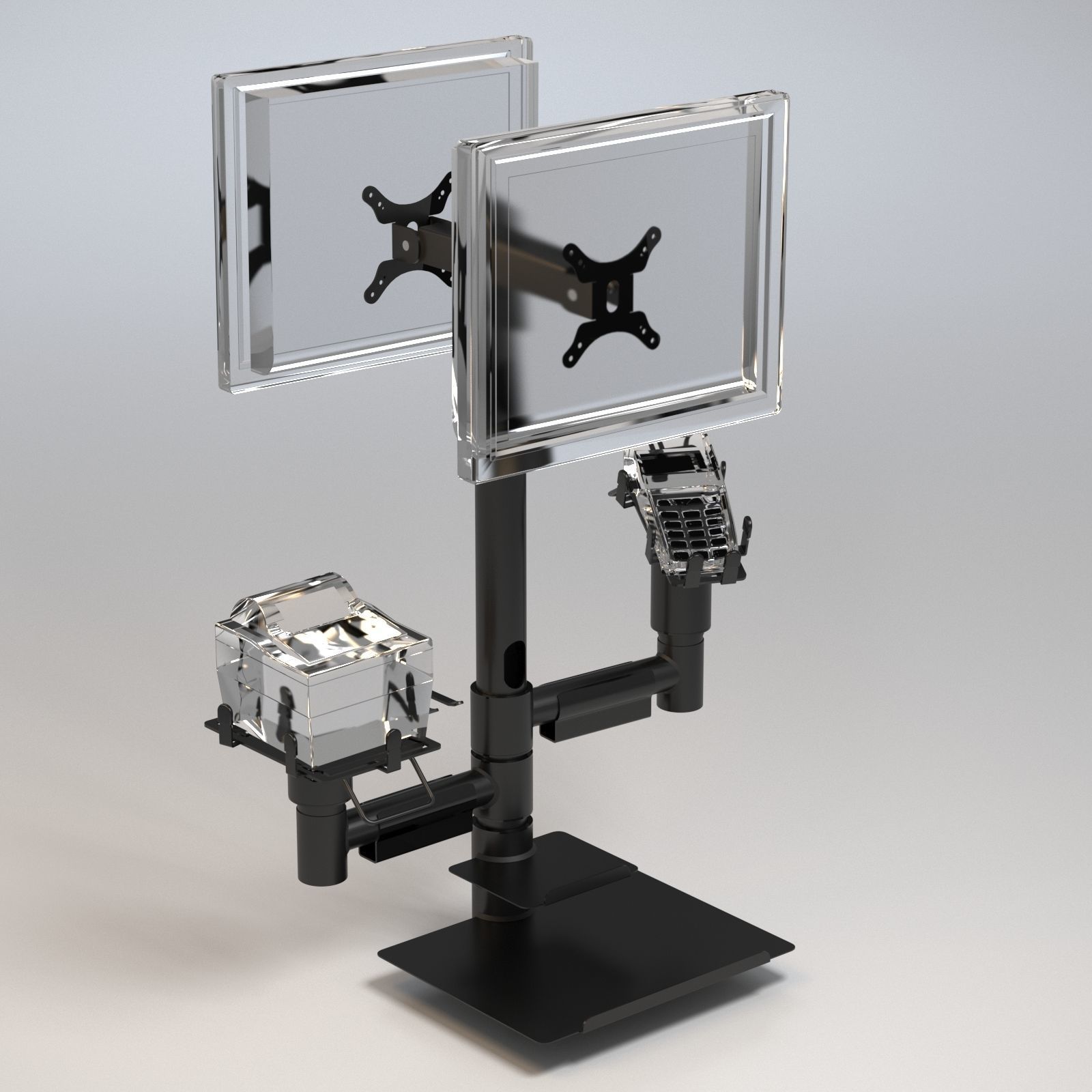 Monitor Stand 3D model | CGTrader