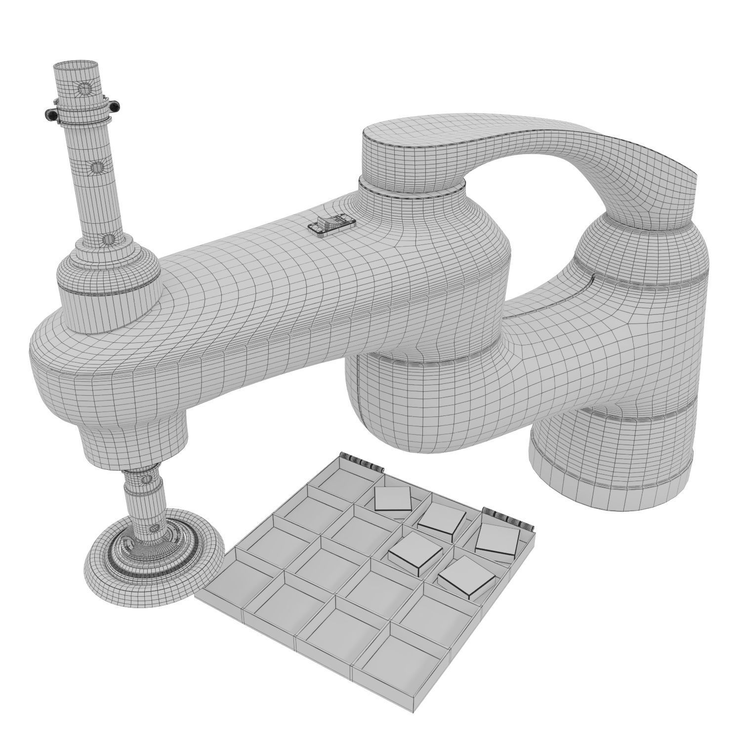 Miniature ROBOT MANIPULATOR 3D model | CGTrader