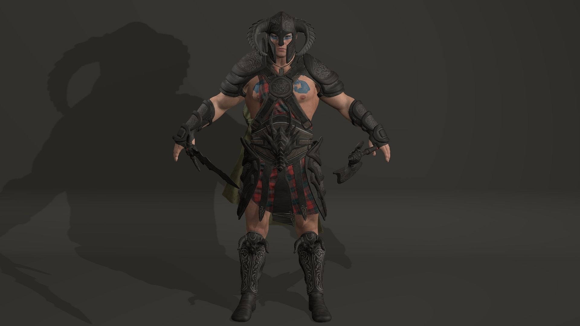 3D model Aries god of war VR / AR / low-poly | CGTrader