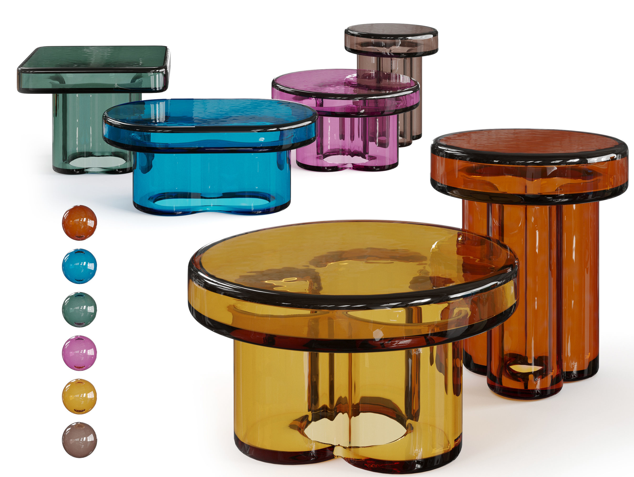SODA Round Coffee Table By Miniforms 3D model | CGTrader