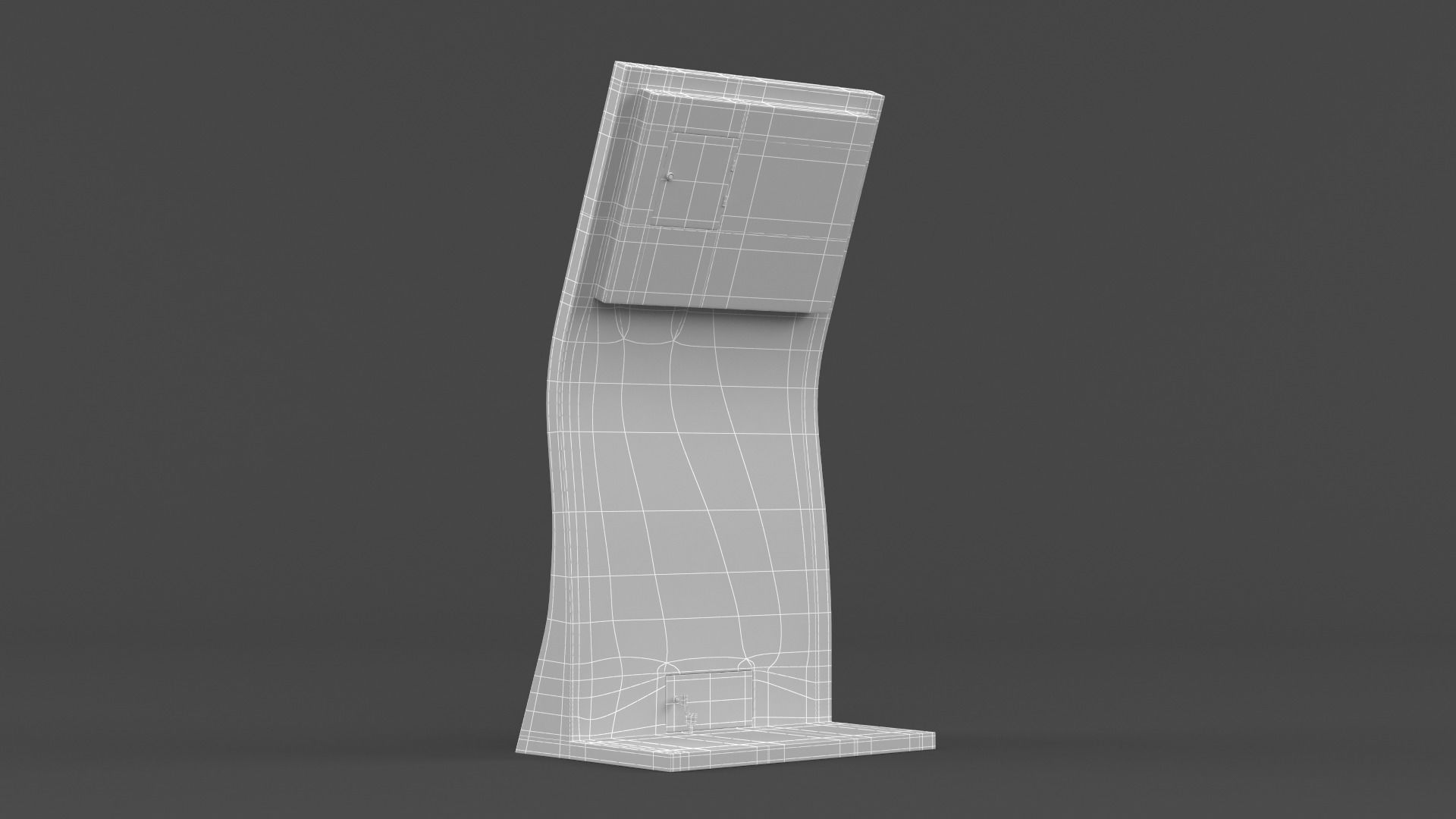 Electronic Kiosk 3D model | CGTrader