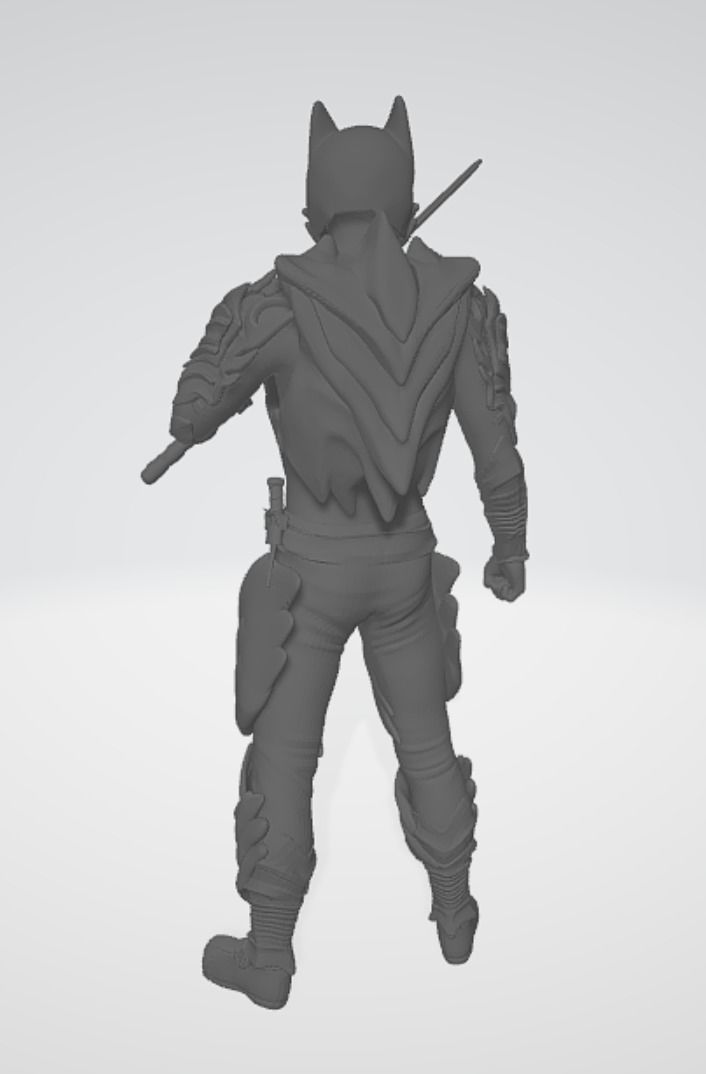 Shadow - Wolf Warrior 3D model 3D printable | CGTrader
