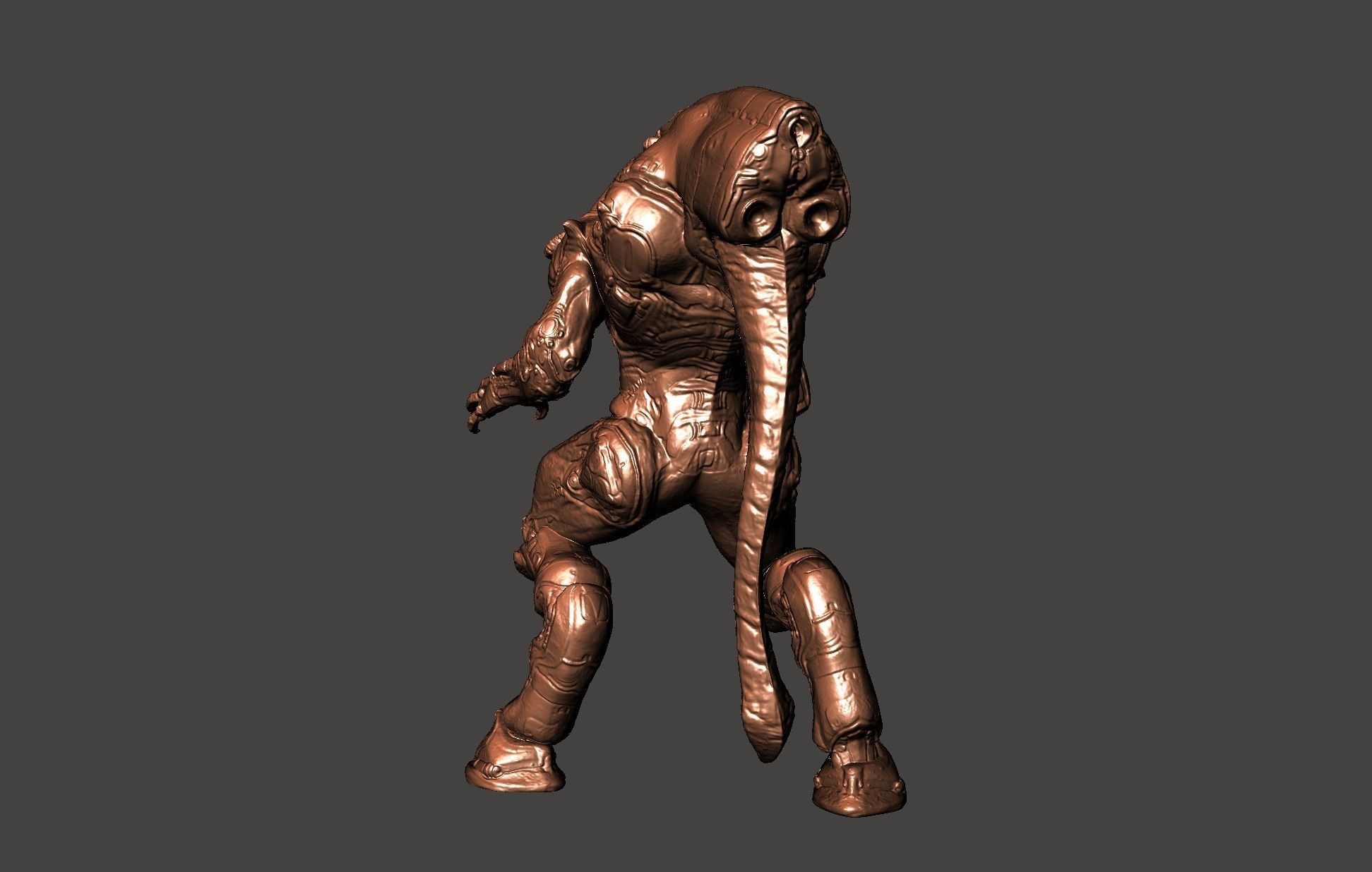 CYBERDEMON DOOM 3 FINAL BOSS - ULTRA DETAILED MESH - HI-POLY STL 3D ...