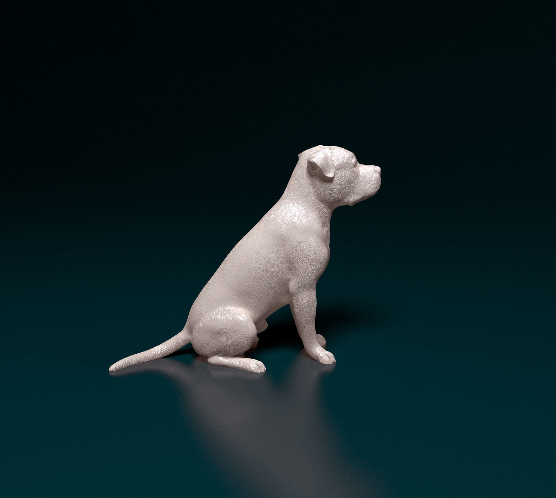 Pitbull 07 3D model 3D printable | CGTrader