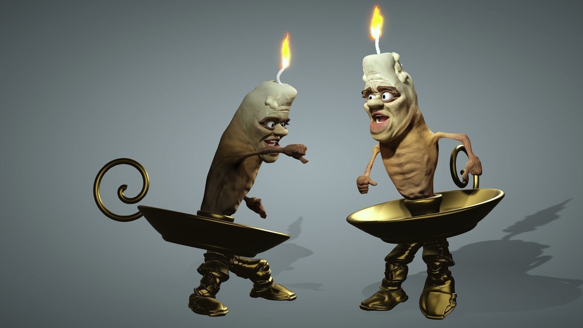 Mr Candle High quality character full Rigged and Animated 3D model animated rigged | CGTrader