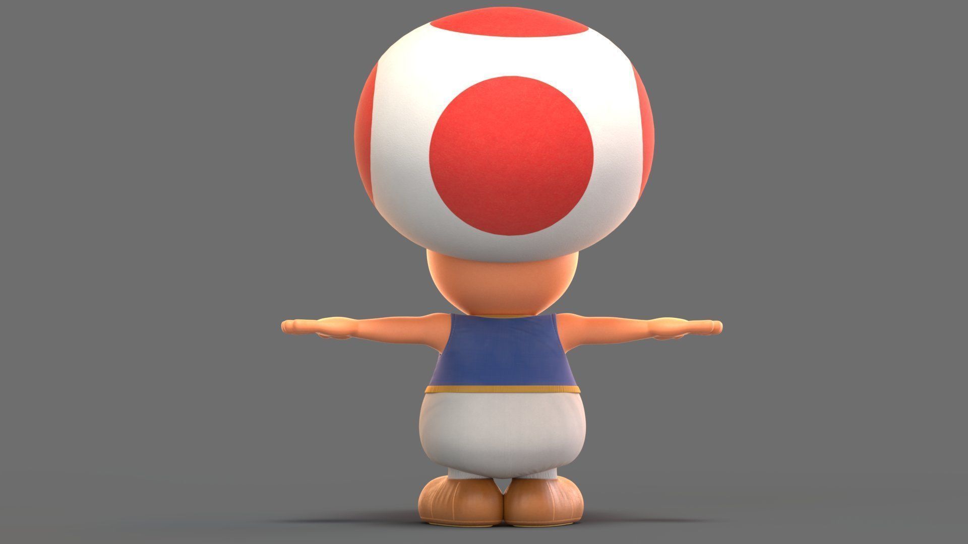 Toad From The Super Mario Bros Movie 3D model | CGTrader