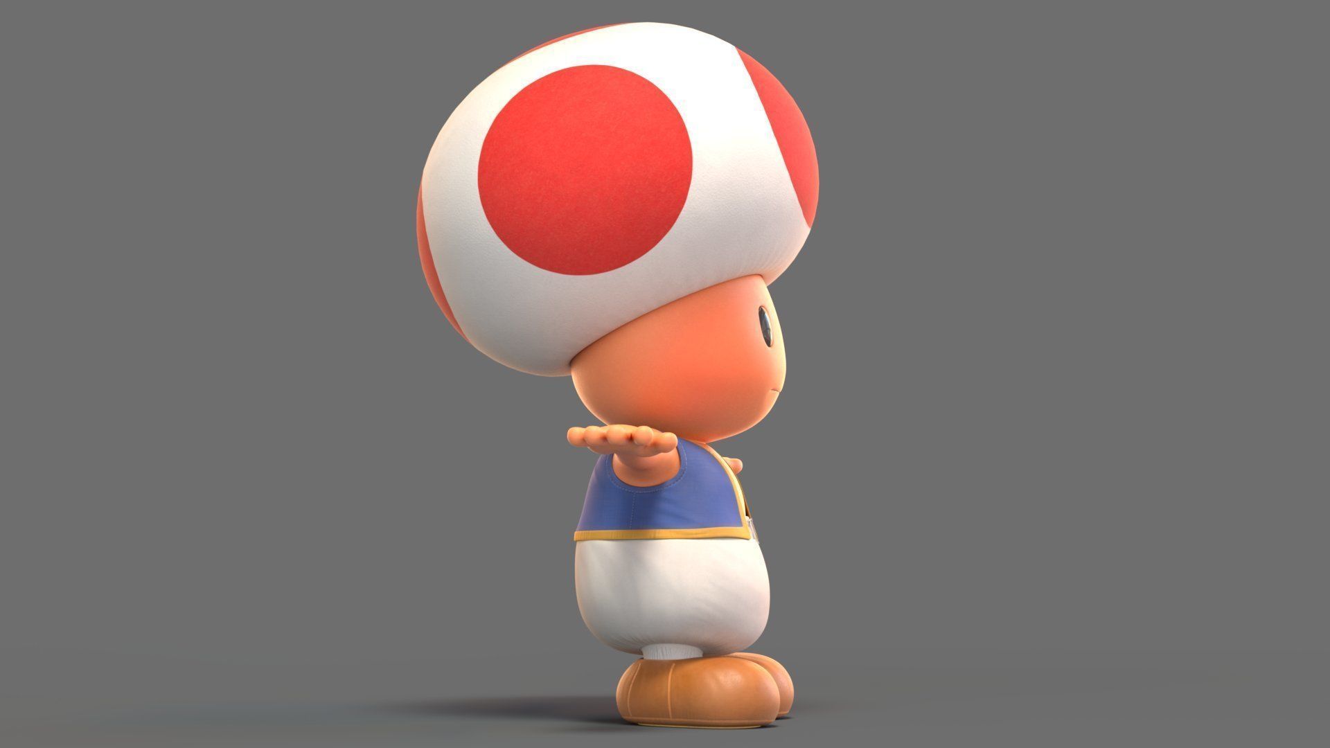 Toad From The Super Mario Bros Movie 3D model | CGTrader