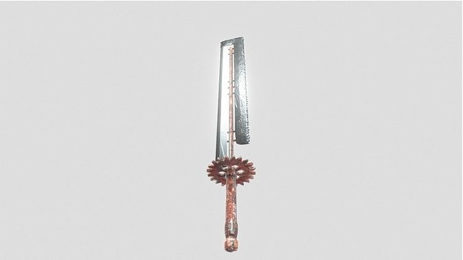 Sword post-apocalyptic 3D model | CGTrader
