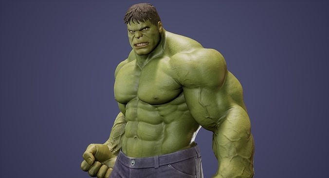 Hulk Stl 3D model 3D printable | CGTrader