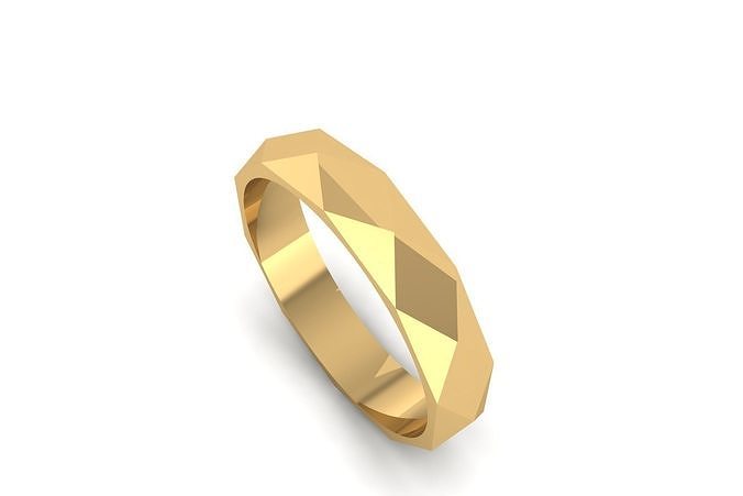 Geometric Ring R 215 3D model 3D printable | CGTrader