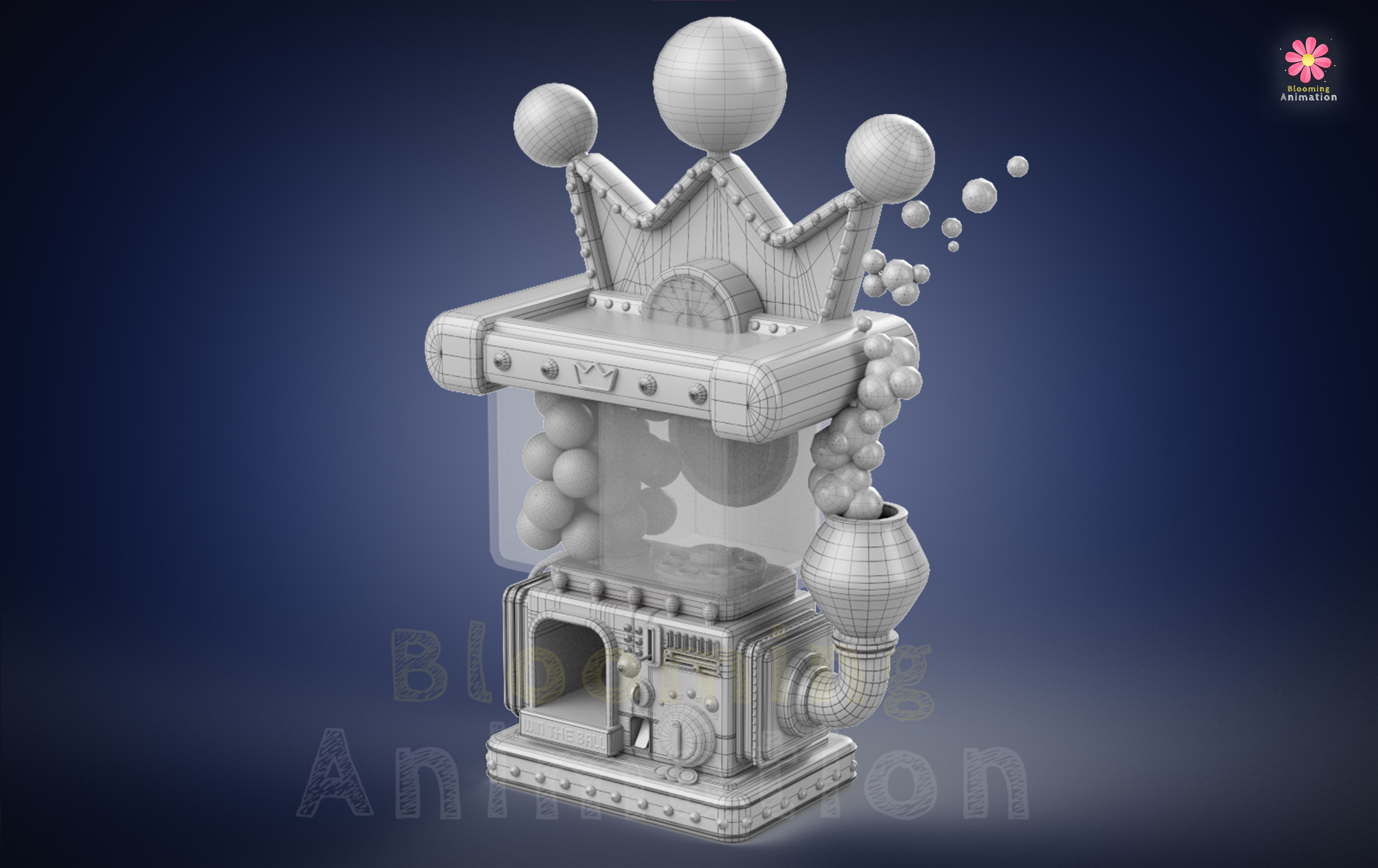 3D model Arcade Ball Bouncing Game Machine VR / AR / low-poly | CGTrader
