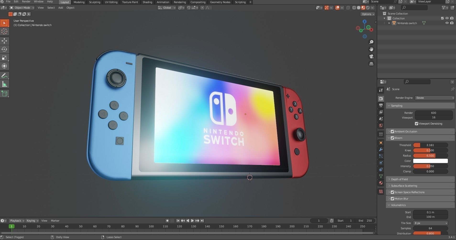 Nintendo Switch 3D model | CGTrader