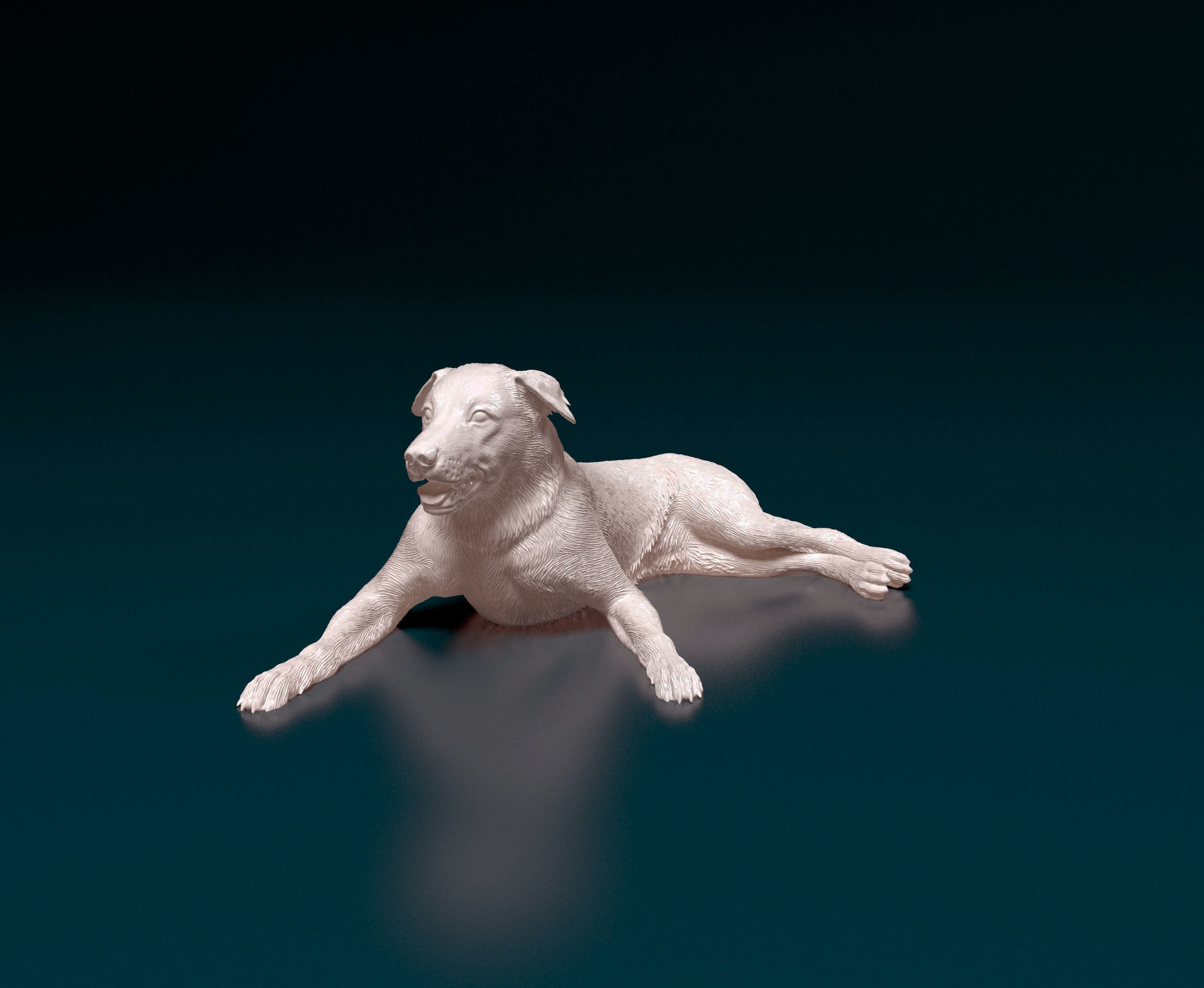 Border Collie 05 3D model 3D printable | CGTrader