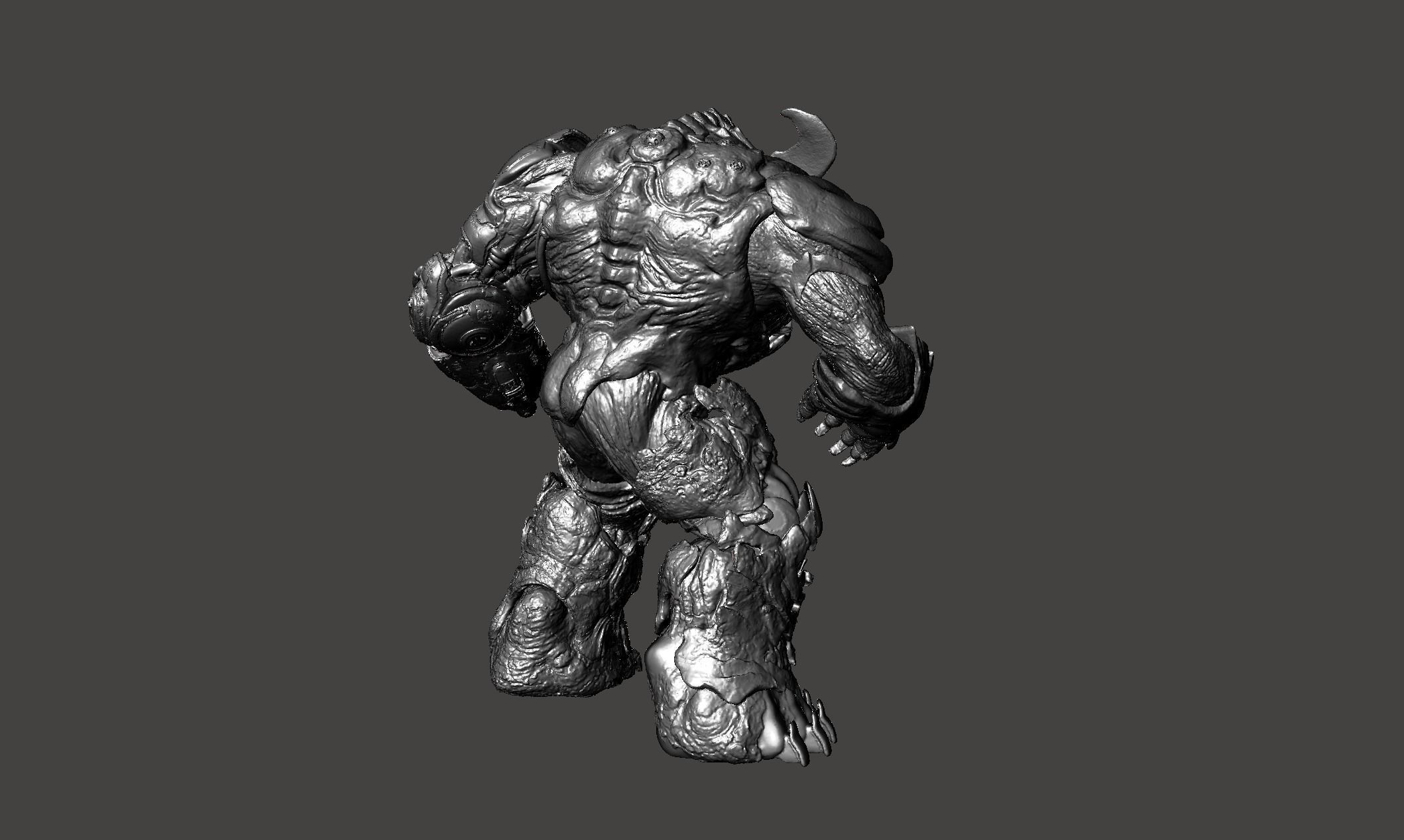 CYBERDEMON DOOM 2016 BOSS UAC TYRANT EXTREME ULTRA DETAILED MESH 3D ...