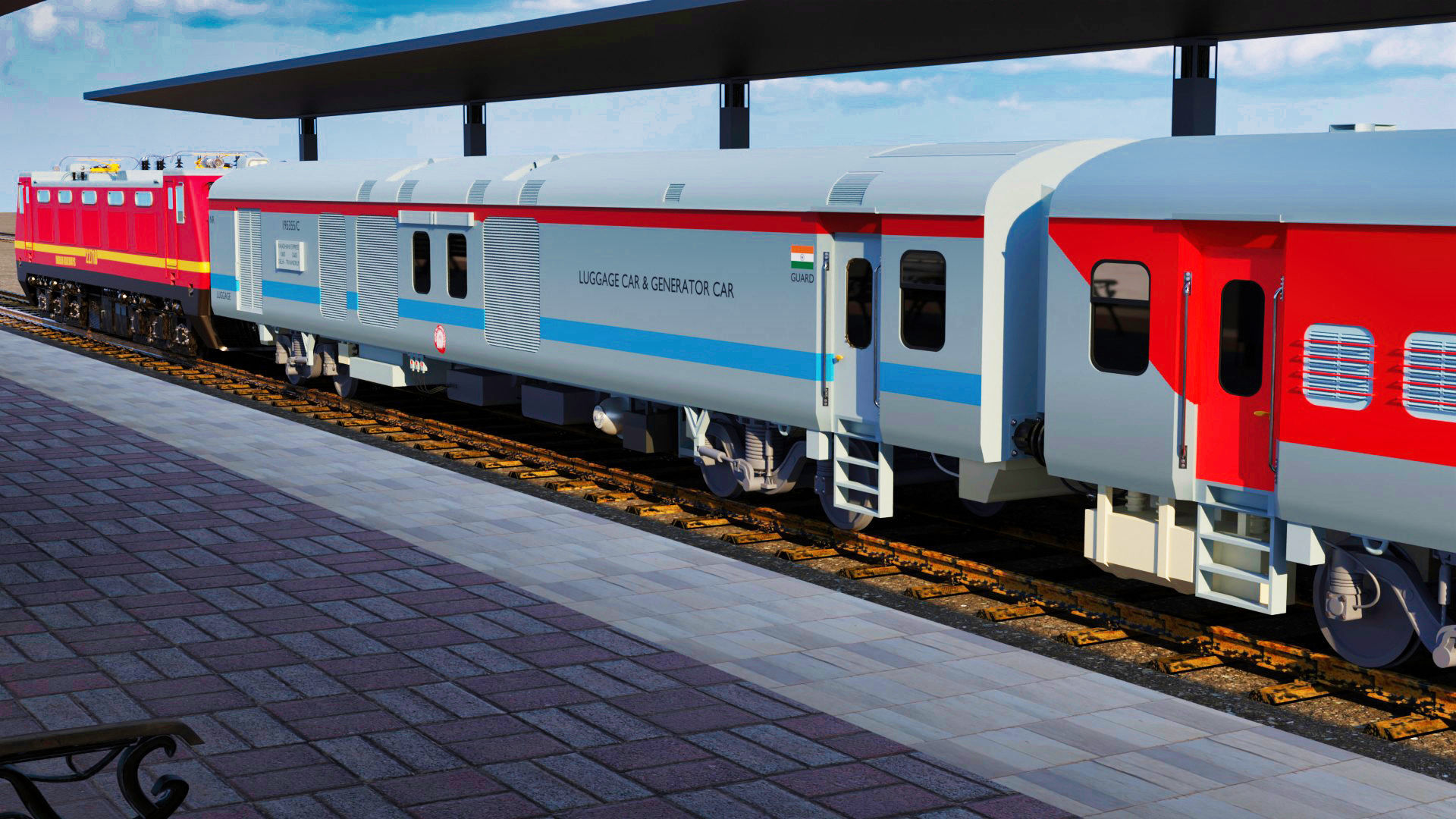 Indian Railways 3D model | CGTrader