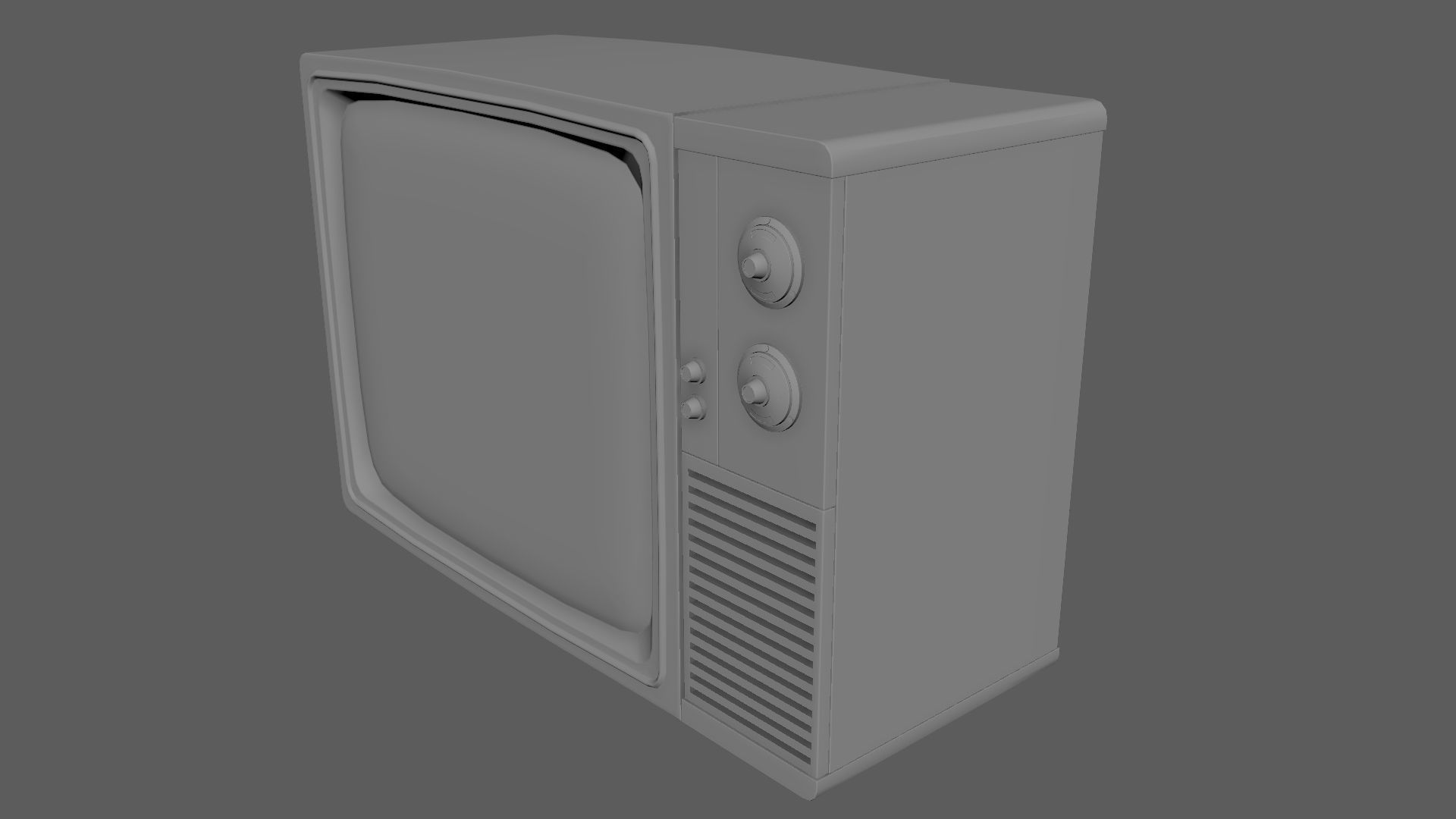 1970s Style Tv Old Tv Vintage Tv Retro Tv 3D model | CGTrader
