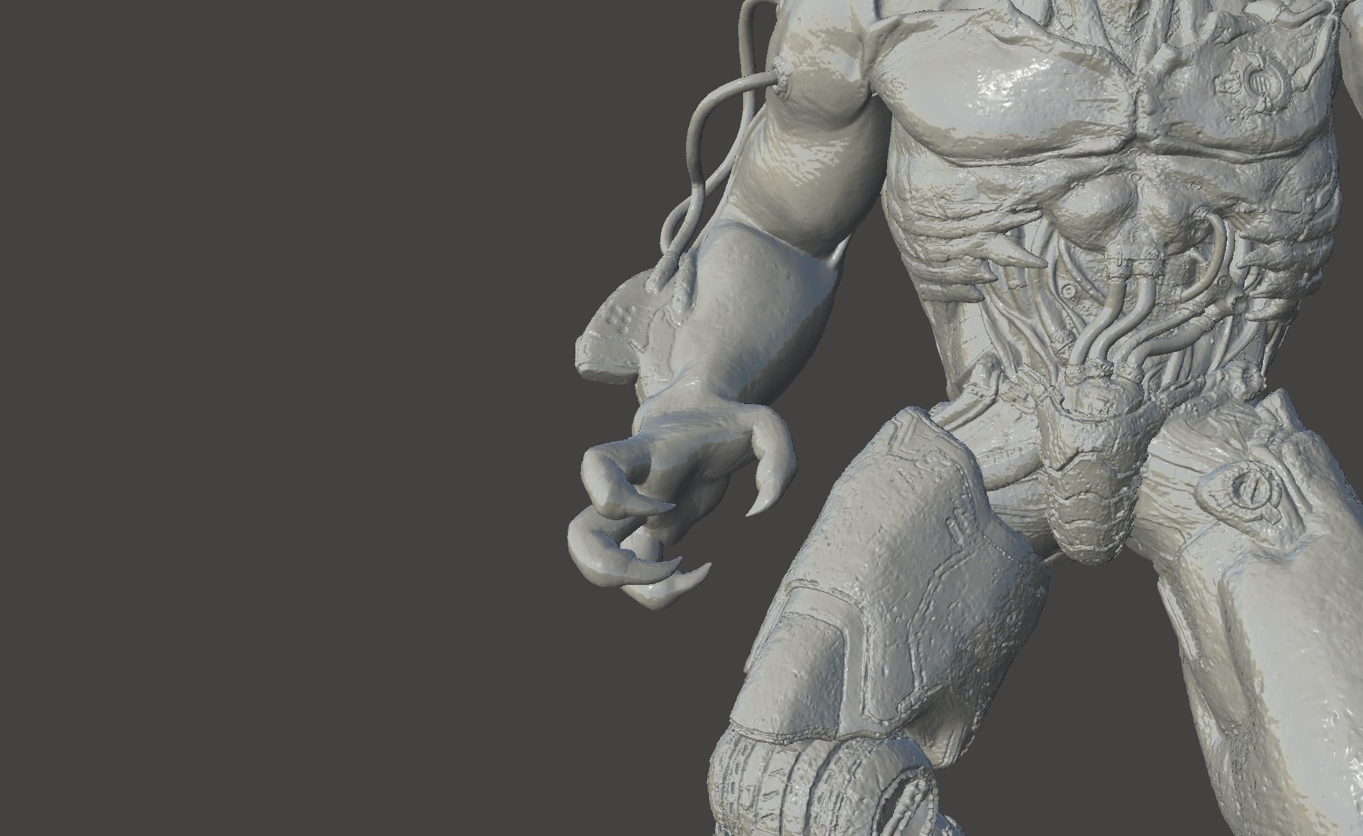 TYRANT DOOM ETERNAL CYBERDEMON ULTRA DETAILED STL MODULAR SWORD 3D model 3D printable | CGTrader