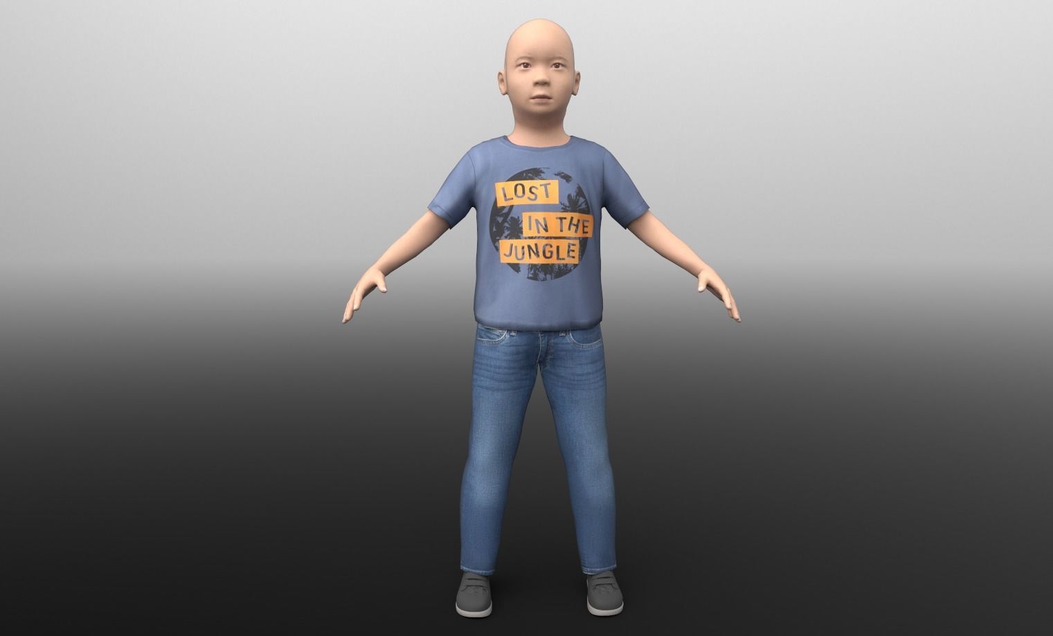 3D model 3d Boy Model for Animation VR / AR / low-poly | CGTrader
