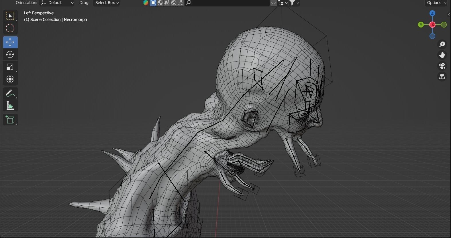 3D model Dead Space Necromorph VR / AR / low-poly | CGTrader