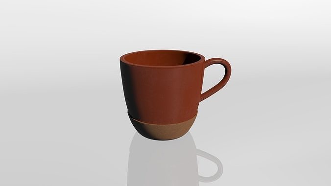 Two-tone Cup 3D model | CGTrader