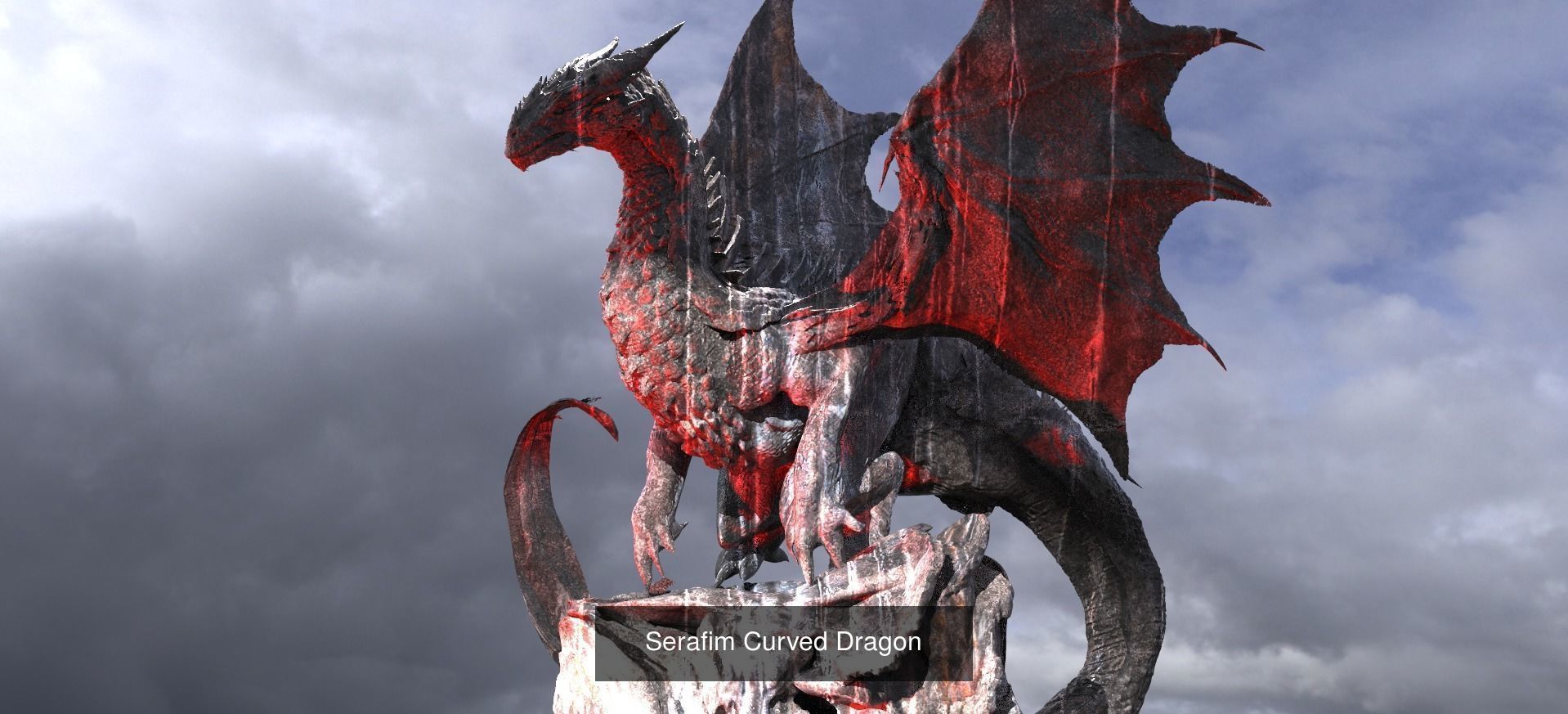 Arch Dragon Statue collection 1 | CGTrader