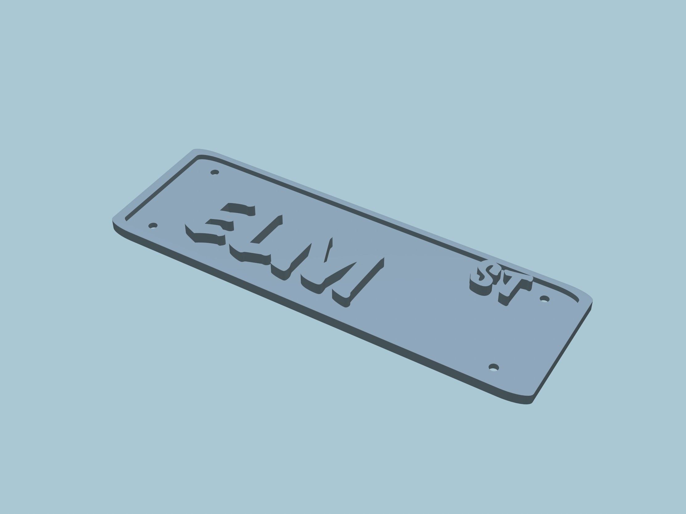 STL File - KG Customs AND Creations Pet Signs 2 - No supports 3D model ...