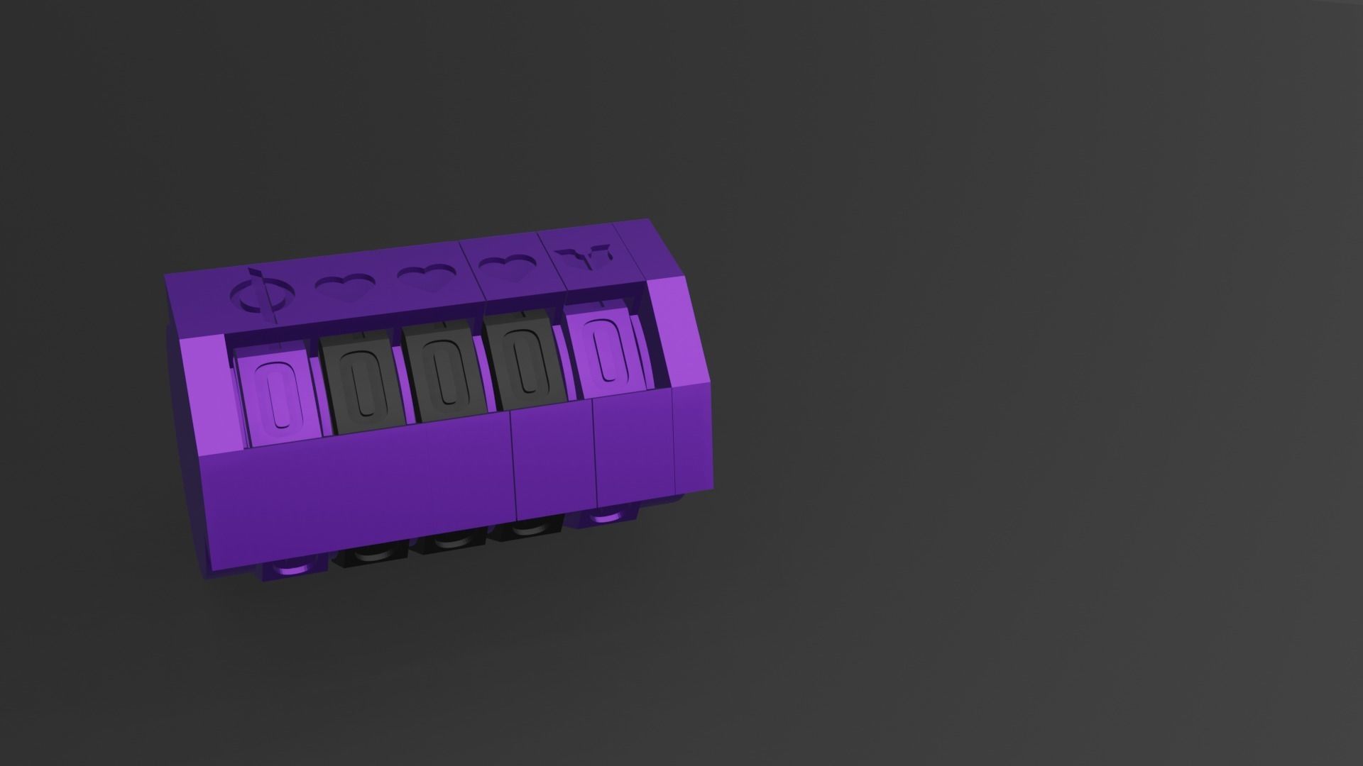 Modular Life Counter 3D model 3D printable | CGTrader