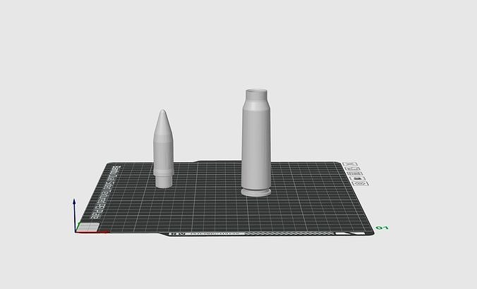 20MM DUMMY ROUND THREADED 3D model 3D printable | CGTrader